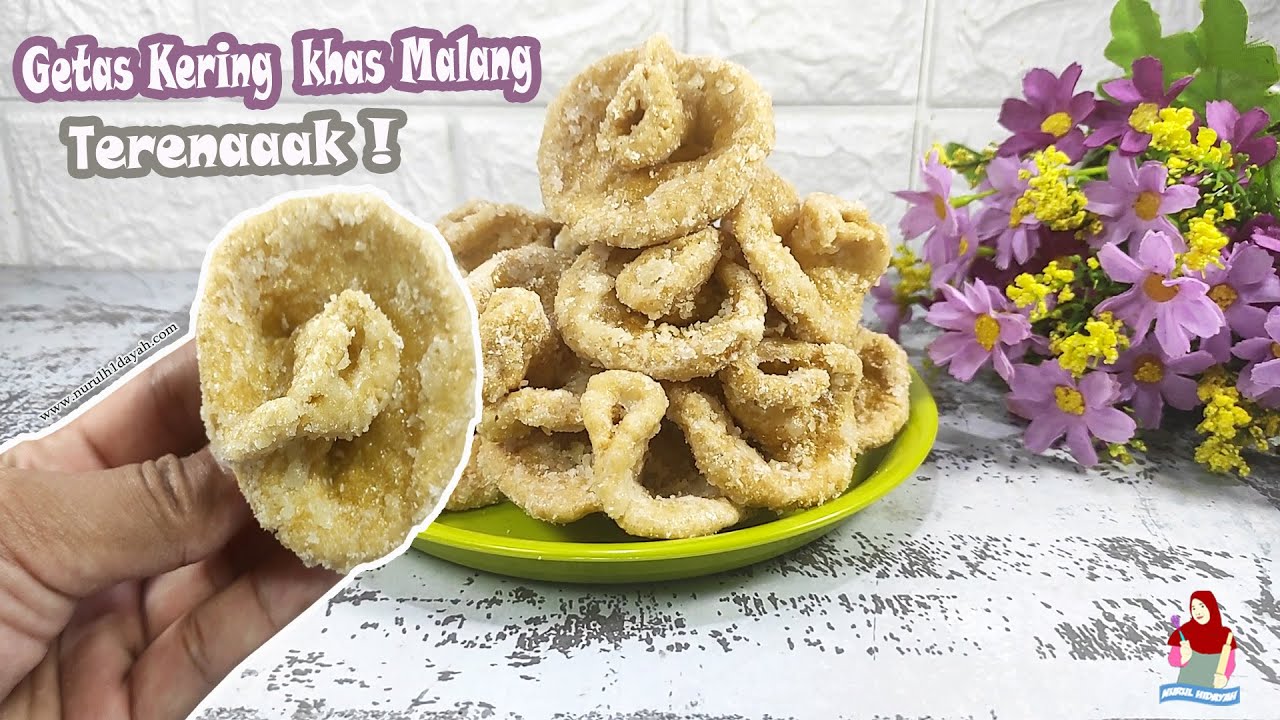 RESEP KUE GETAS KERING / KUE KAYU APU KHAS MALANG - Kue Tradisional ...