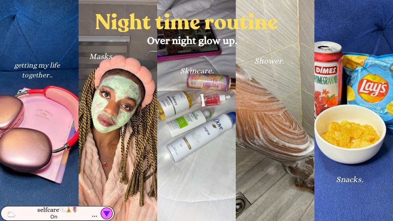 Night-time routine for a morning ‘glow up’||NEW SKINCARE ROUTINE ...