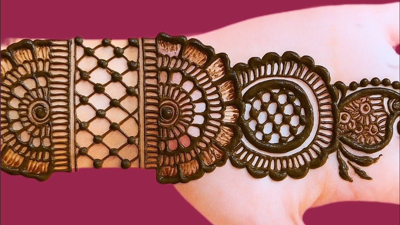 New stylish mehndi design | Back handmehndi design | mehndi ka design ...