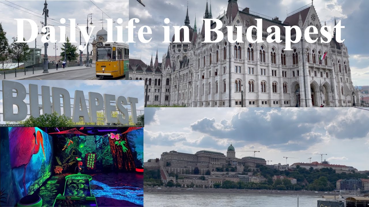Fun day in Budapest, Hungary / Mini golf, Danube river, Parliament ...
