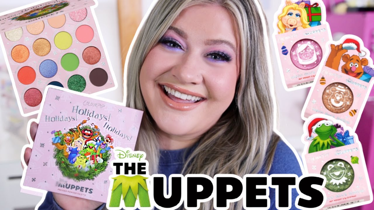 COLOURPOP X THE MUPPETS HOLIDAY COLLECTION REVIEW! THIS IS SO CUTE ...