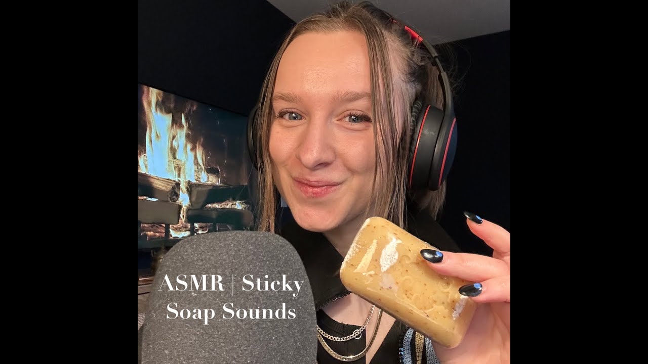ASMR | Sticky Soap sounds, setting and breaking the pattern - YouTube