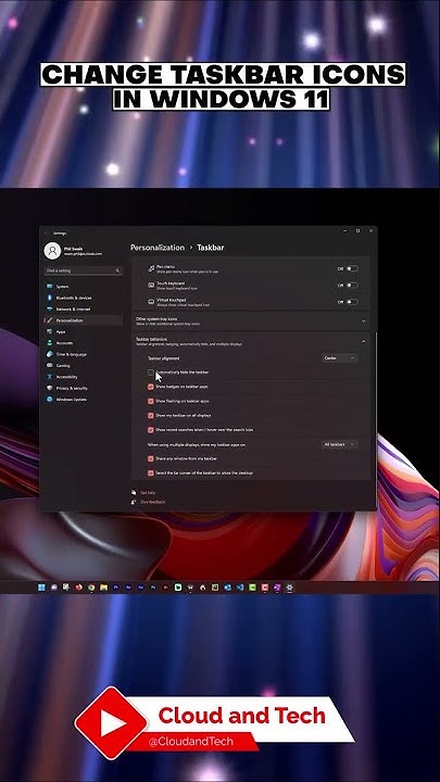 How to Change Taskbar Icon Locations in Windows 11 #computer #pc # ...