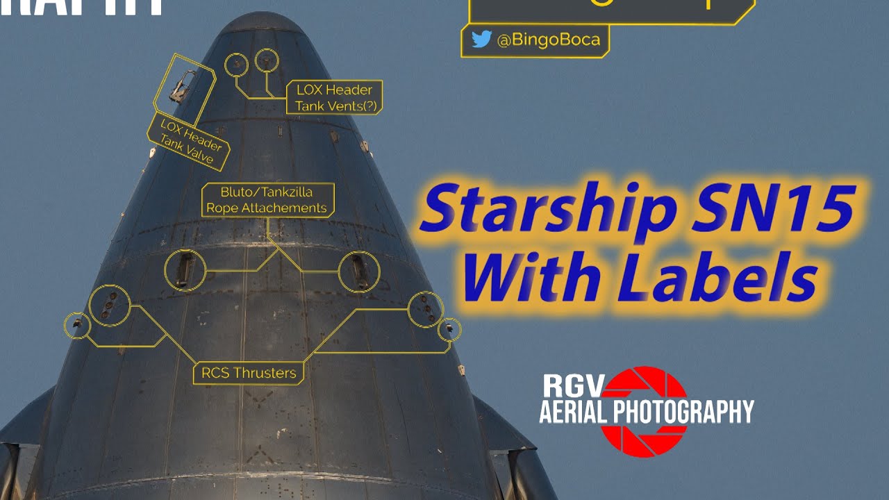 Starship SN15 With Labels - YouTube