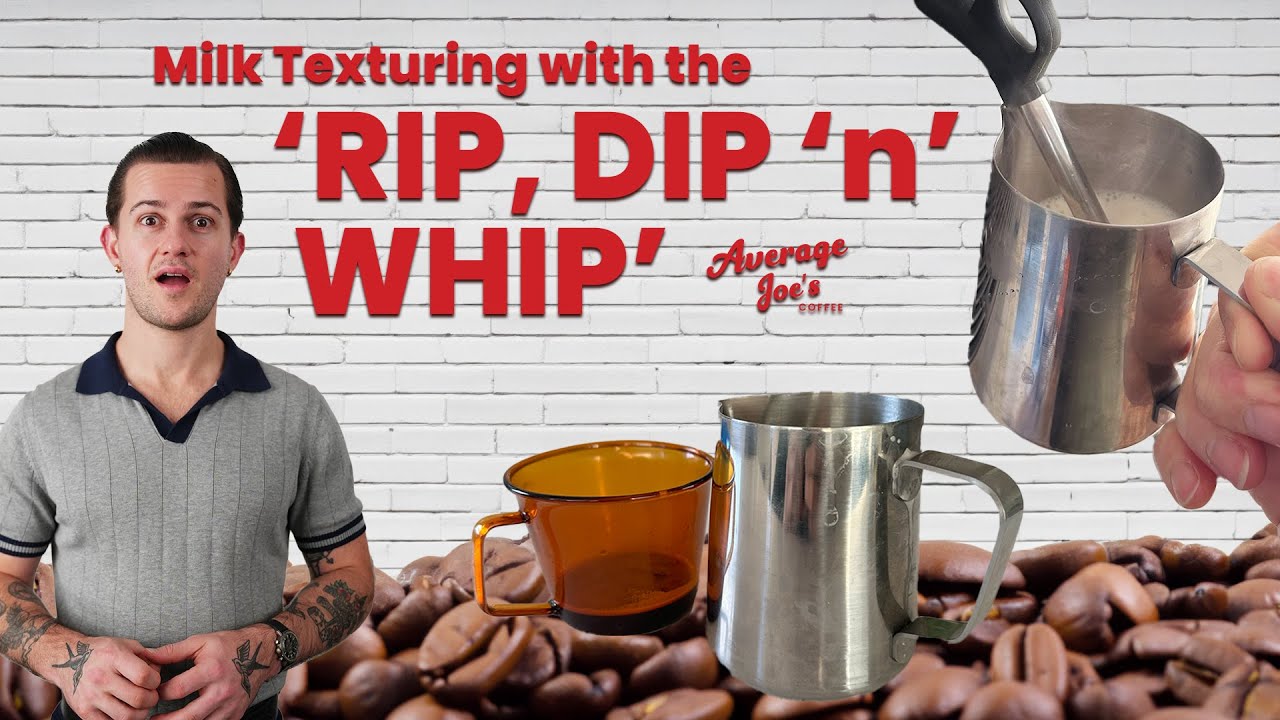 Milk Texturing, the ‘RIP, DIP ‘n’ WHIP’ technique | Average Joe's ...