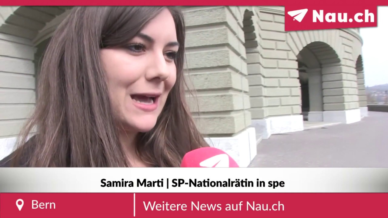 Samira Marti (24) vor ihrem Start im Bundeshaus - YouTube