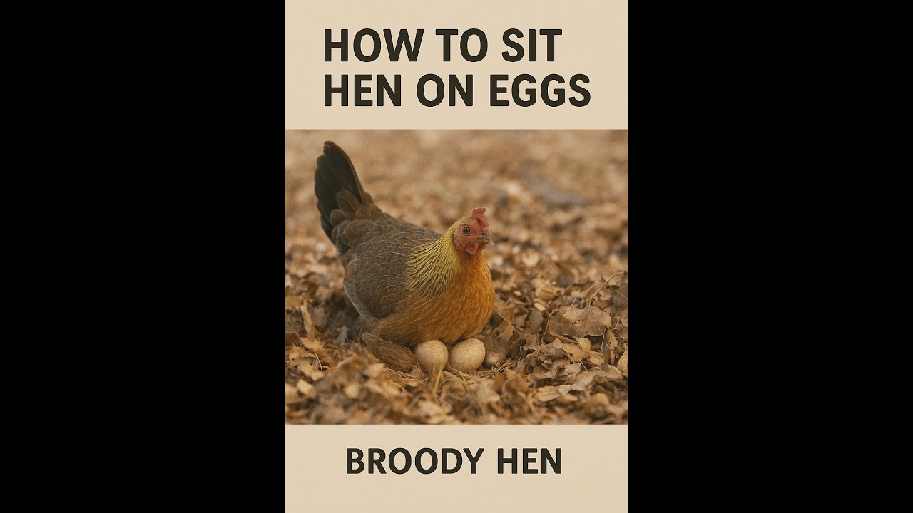 how to sit hen on eggs , broody hen مرغی کو انڈوں پر بٹھانے کا طریقہ ...