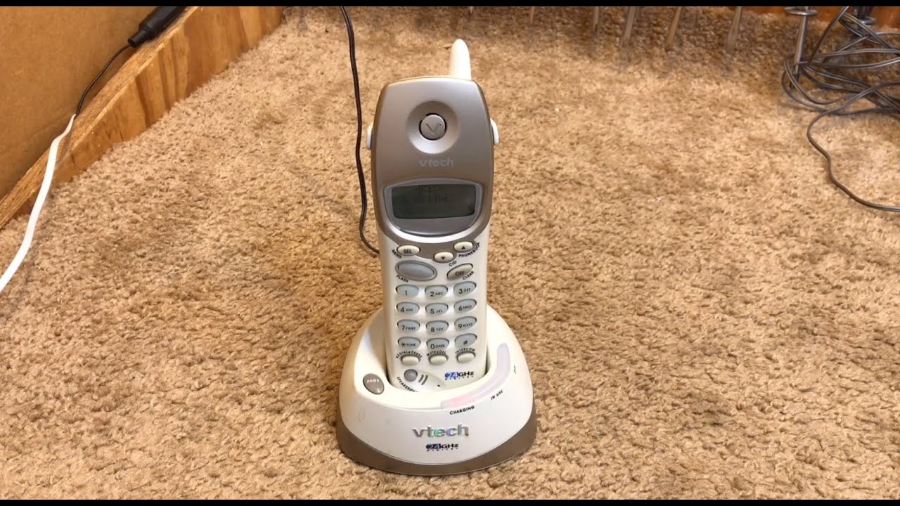 Vtech 2.4 GHz Digital Cordless Phone model 2625 | Initial Checkout ...