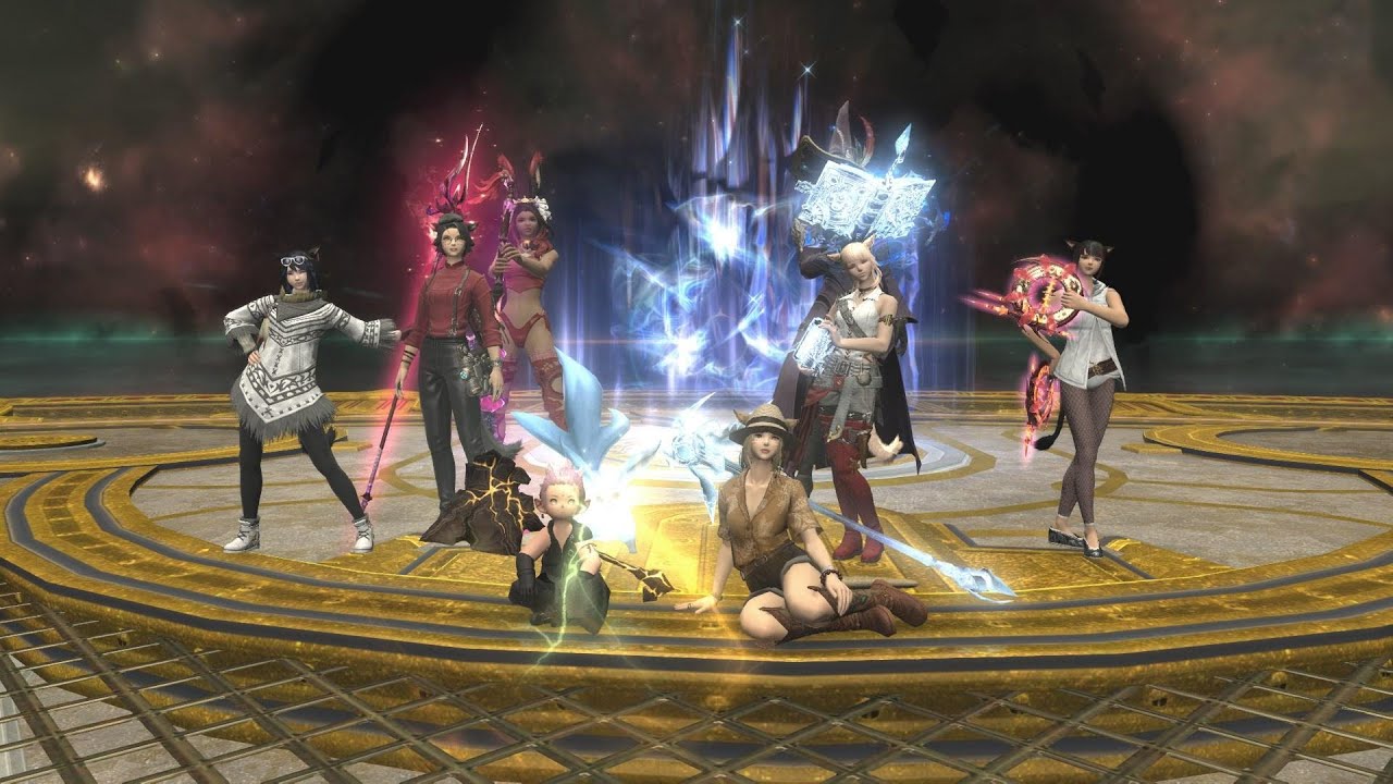 FFXIV First Ultimate, 1st TEA clear [DRG Pov] LPDU strats - YouTube