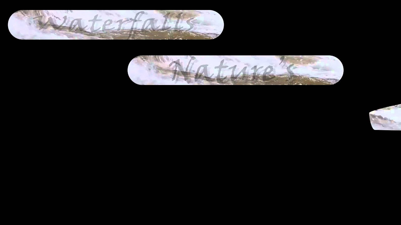waterfall text - YouTube