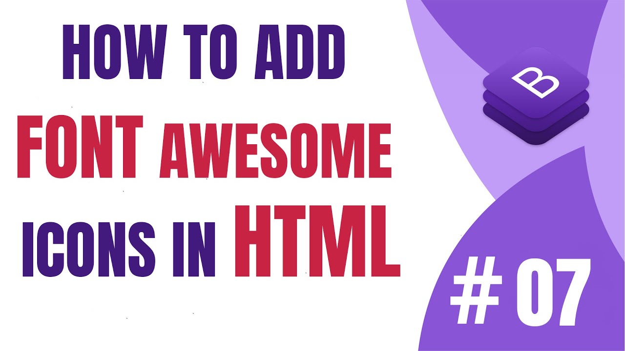 How To Add Font Awesome Icons In Html Learn Bootstrap Bootstrap Tutorial In Hindi Youtube