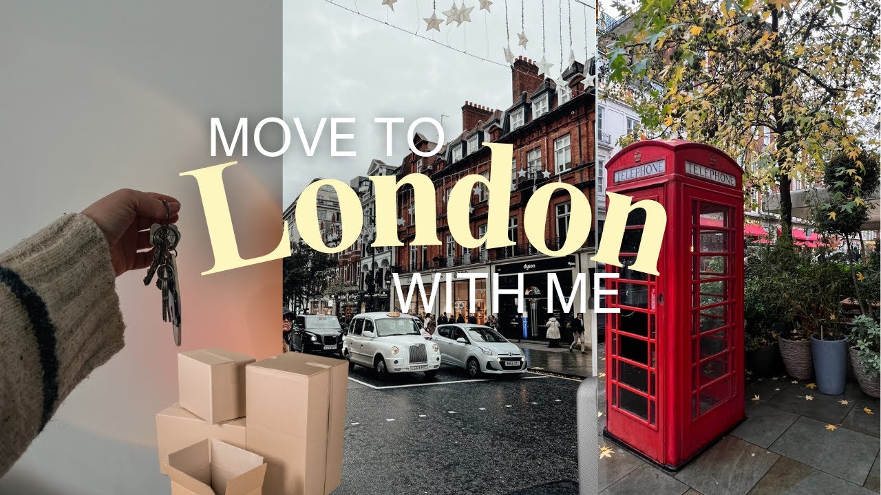 Move to London with me | packing, moving, London flat tour - YouTube