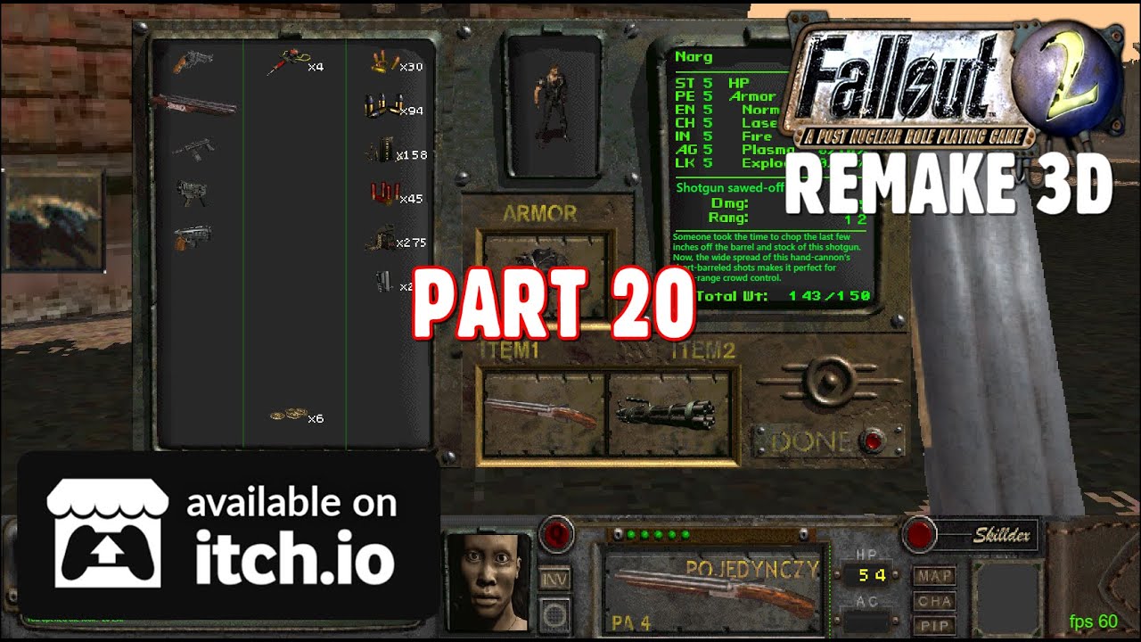 Fallout 2 Remake 3d Fps Part 20 Youtube