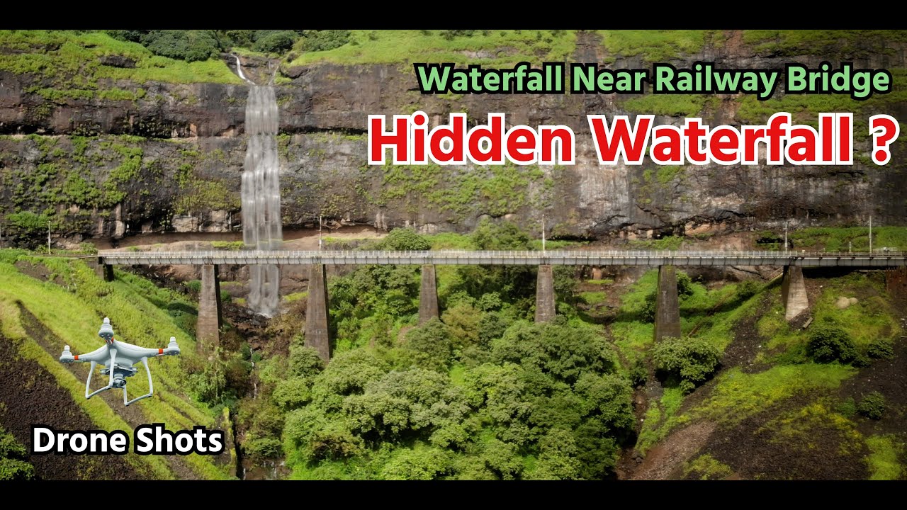 Waterfall near Railway Bridge | KP Falls | Khopoli | Drone shots - YouTube