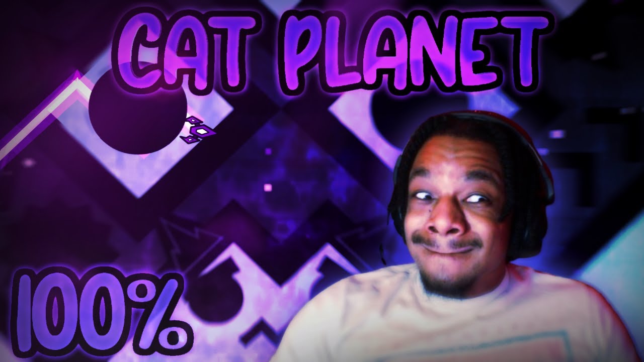 CAT PLANET 100% (EXTREME DEMON) BY ICEDCAVE | GEOMETRY DASH 2.2 - YouTube