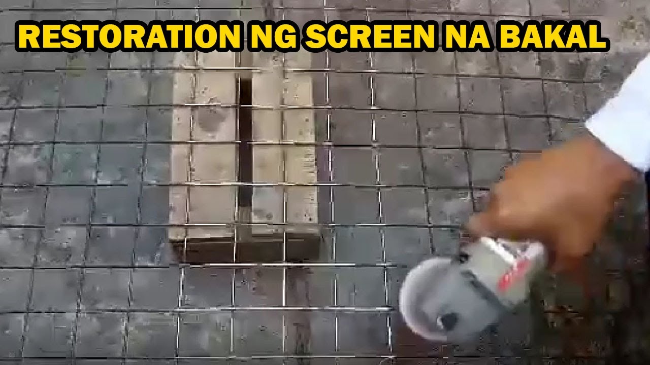 RESTORATION NG SCREEN NA BAKAL! - YouTube