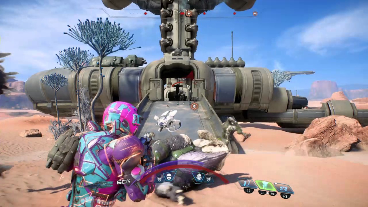 mass effect Andromeda flying Ryder glitch - YouTube
