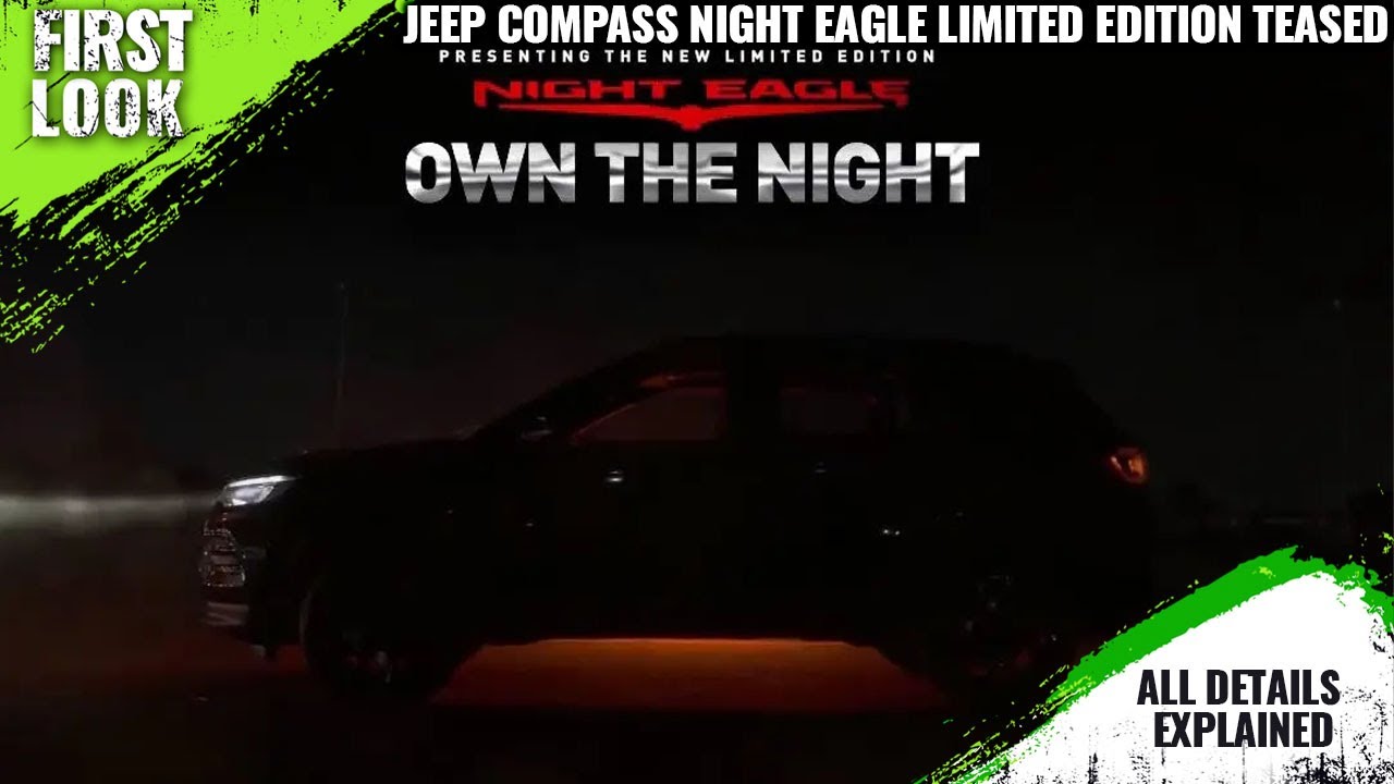 Jeep Compass Night Eagle Edition Ahead Of Launch - Explained All Spec ...