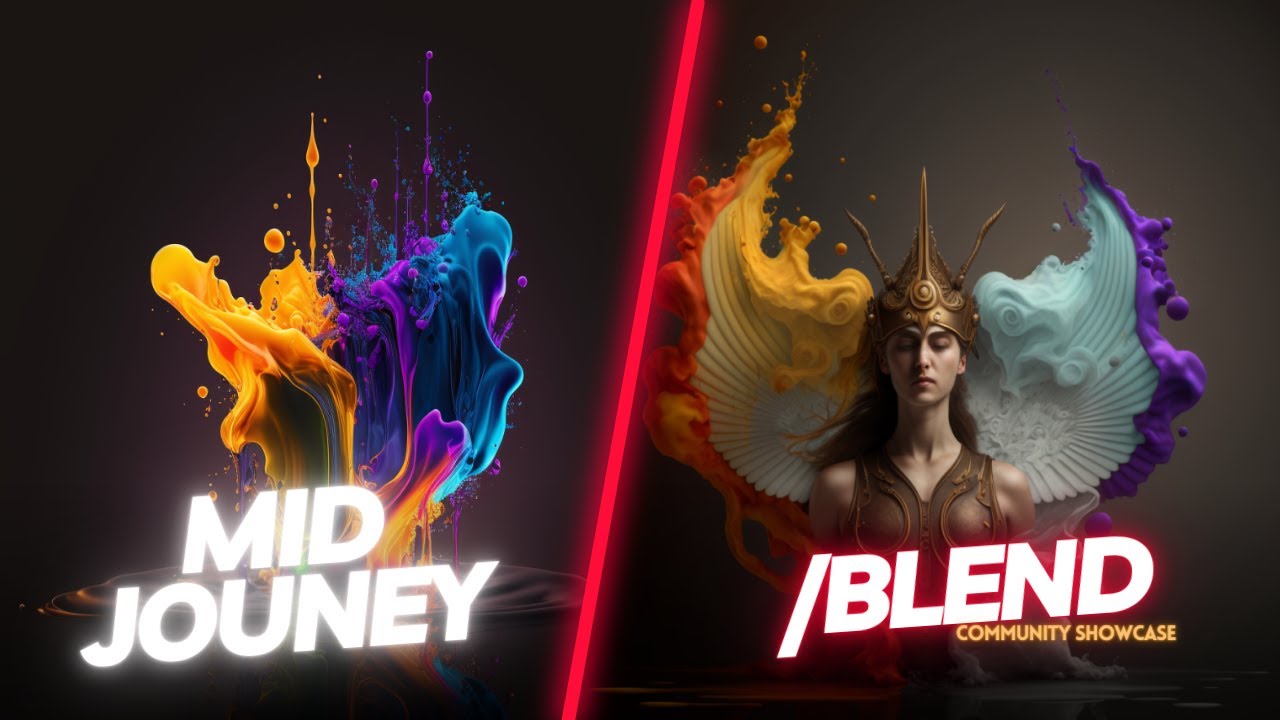 Mid Journey Just added a New Feature - Let's Check out Blend Mode ...