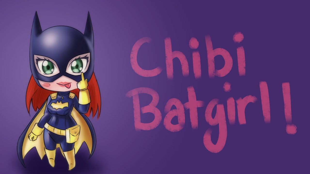 Chibi BatGirl - Speedpaint - [SameeeTryzArt] - YouTube