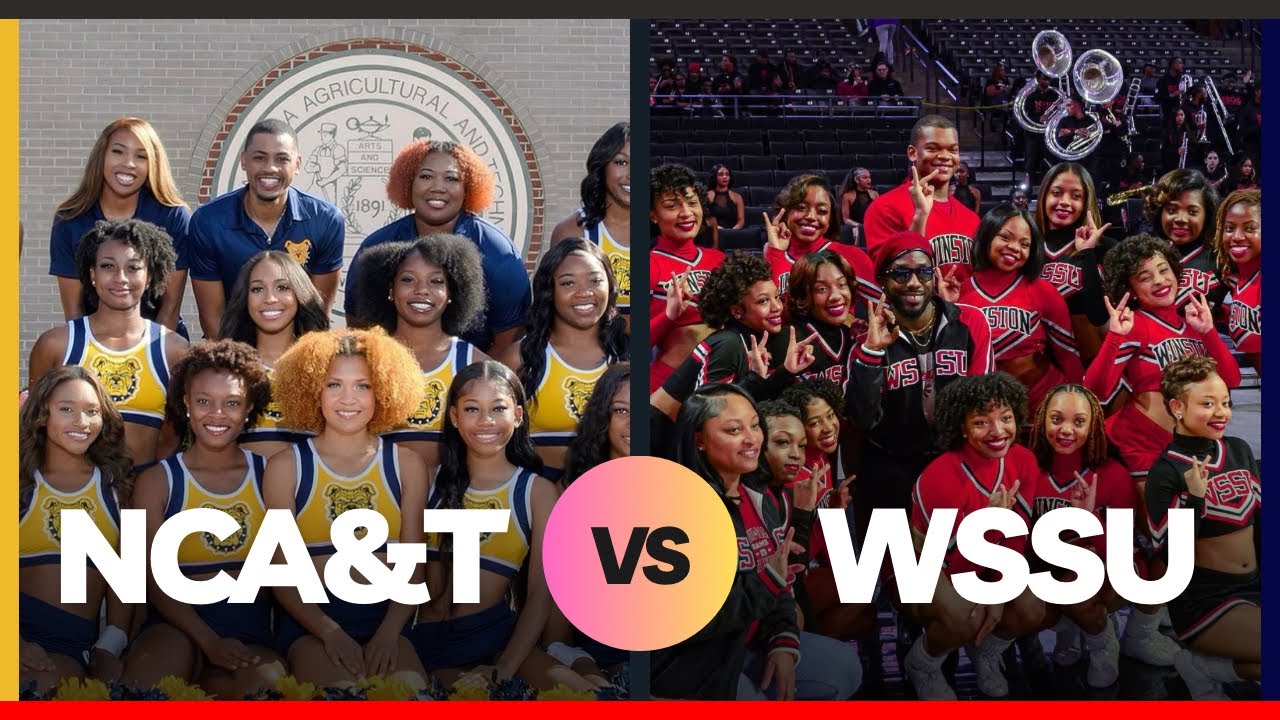 WSSU Cheer vs NCA&T Cheer - YouTube