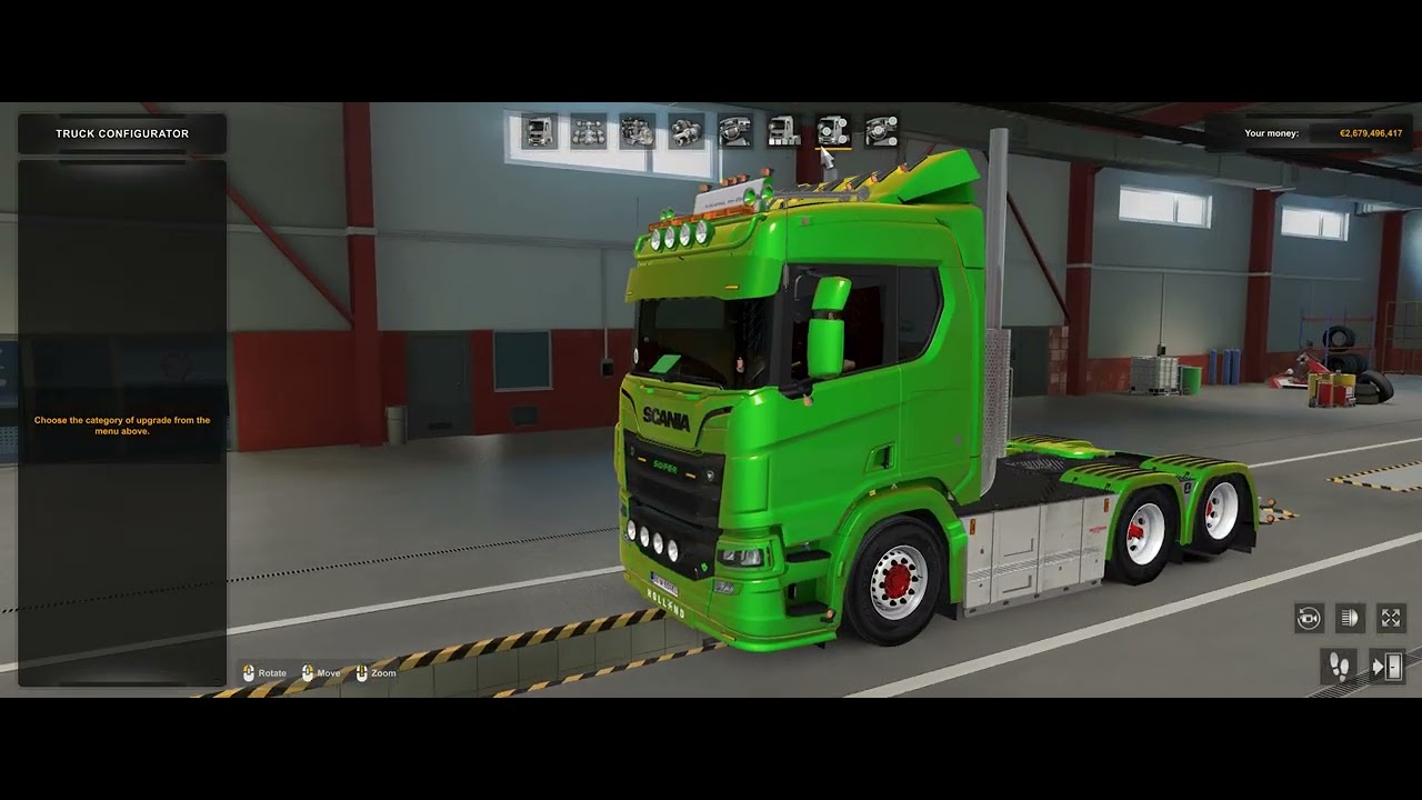 ETS2 [1.35x] V8 sound Scania Next Gen old school and voice navigation ...
