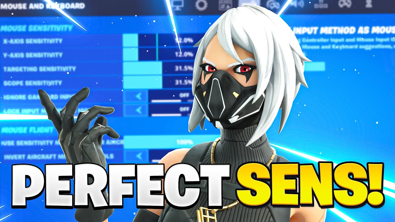 How To Find The BEST Keyboard and Mouse Sensitivity In Fortnite Chapter ...
