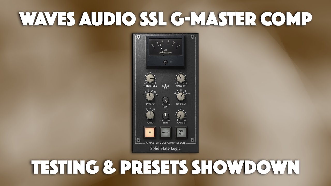 Waves SSL VCA Compressor on Master bus - testing & presets showdown ...