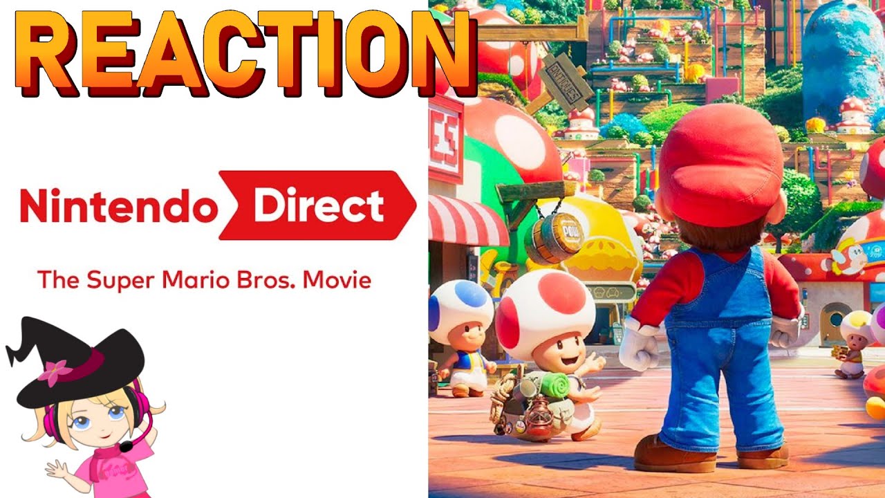 Nintendo Direct: The Super Mario Bros. Movie | LIVE Reaction - YouTube