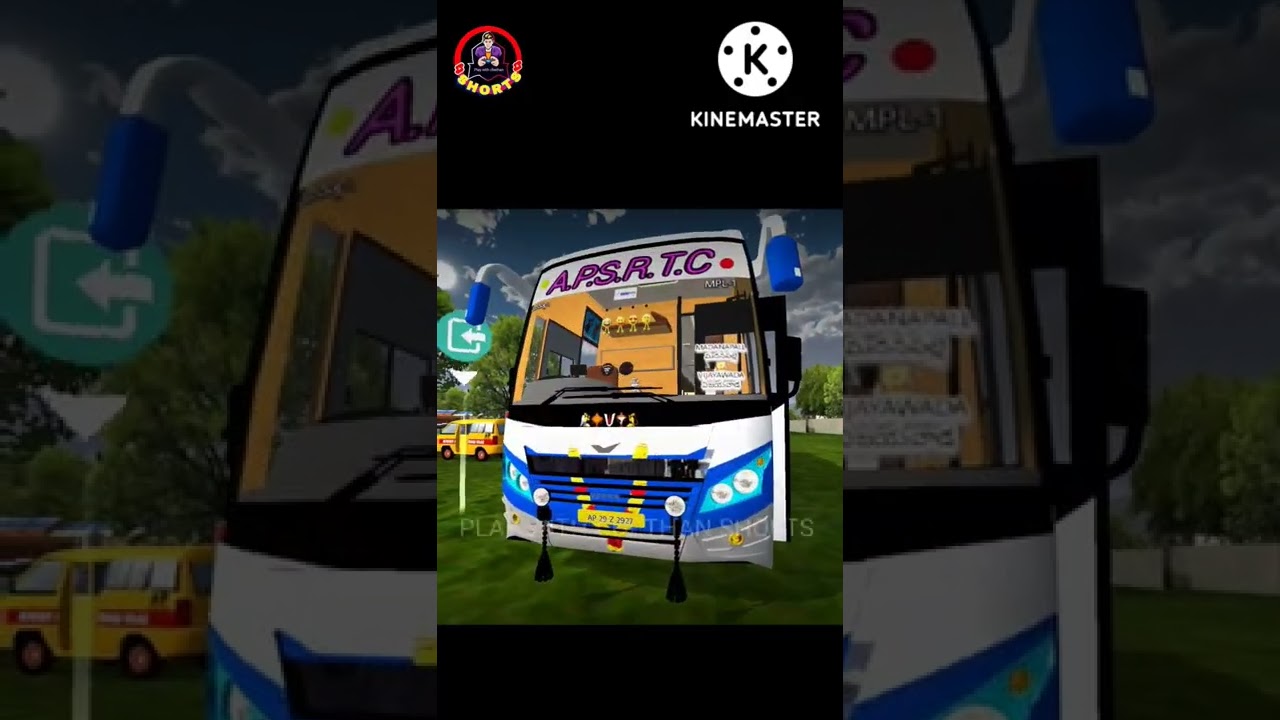 APSRTC old Indra bus liverly Bus simulator Indonesia Rolex bgm - YouTube