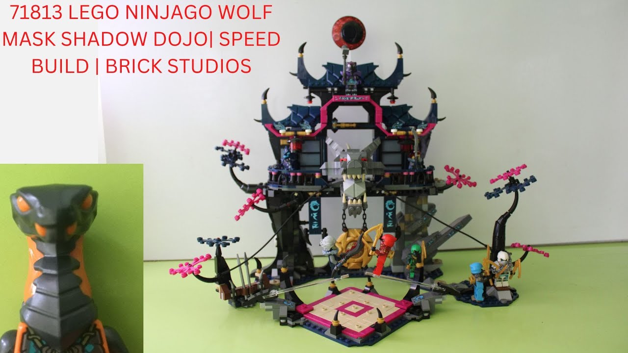71813 LEGO Ninjago WOLF MASK SHADOW DOJO| Speed build | BRICK STUDIOS ...