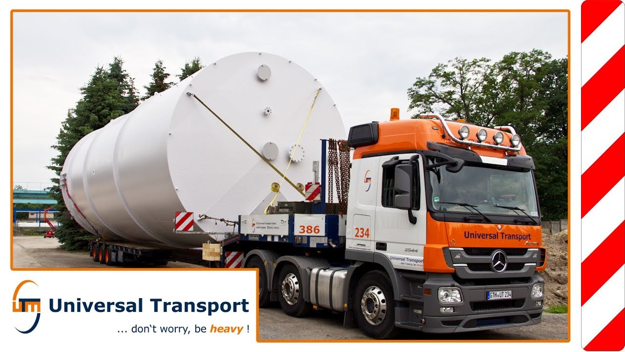 Universal Transport - Heavy load transport with a total height of 6.4 m ...