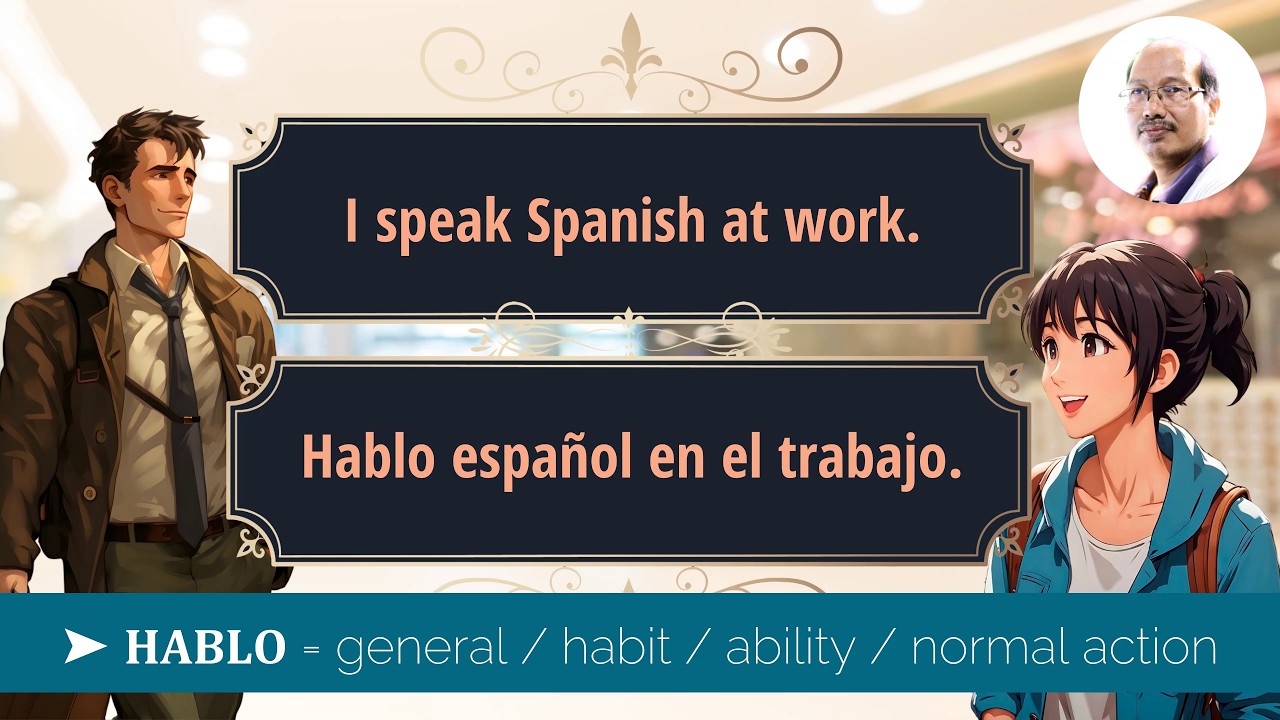 When to Use the Spanish Present Tense (Hablo vs Estoy Hablando + Real ...