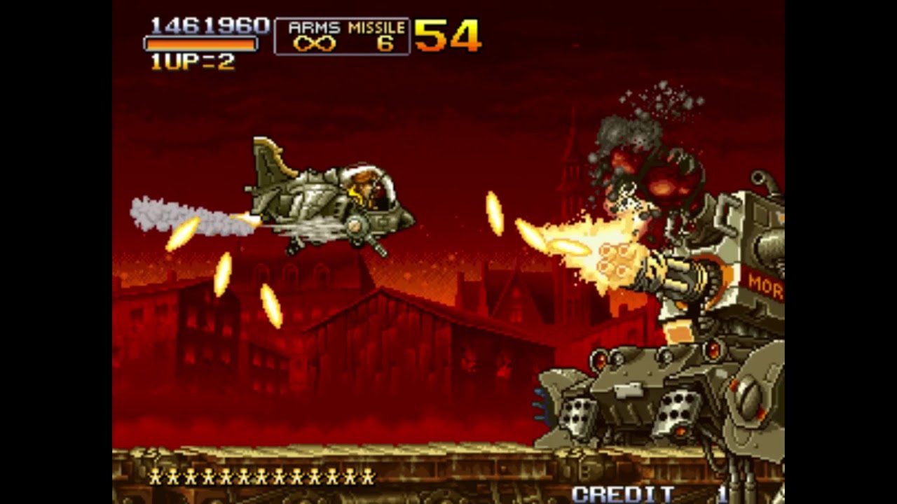 Metal Slug 2 - FINAL BOSS MISSION 3 - GAMEPLAY by ART - YouTube