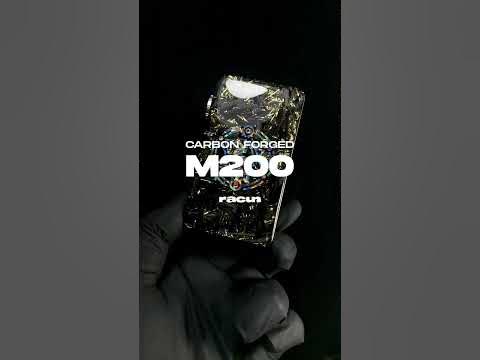 Backdoor custom carbon forged gold Centaurus M200 by Lostvape - YouTube