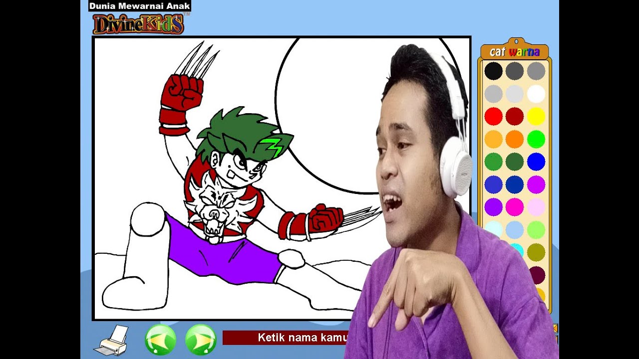 Coloring Bambo - Dunia Mewarnai Anak - Part 2 ( Indonesian Game ) - YouTube