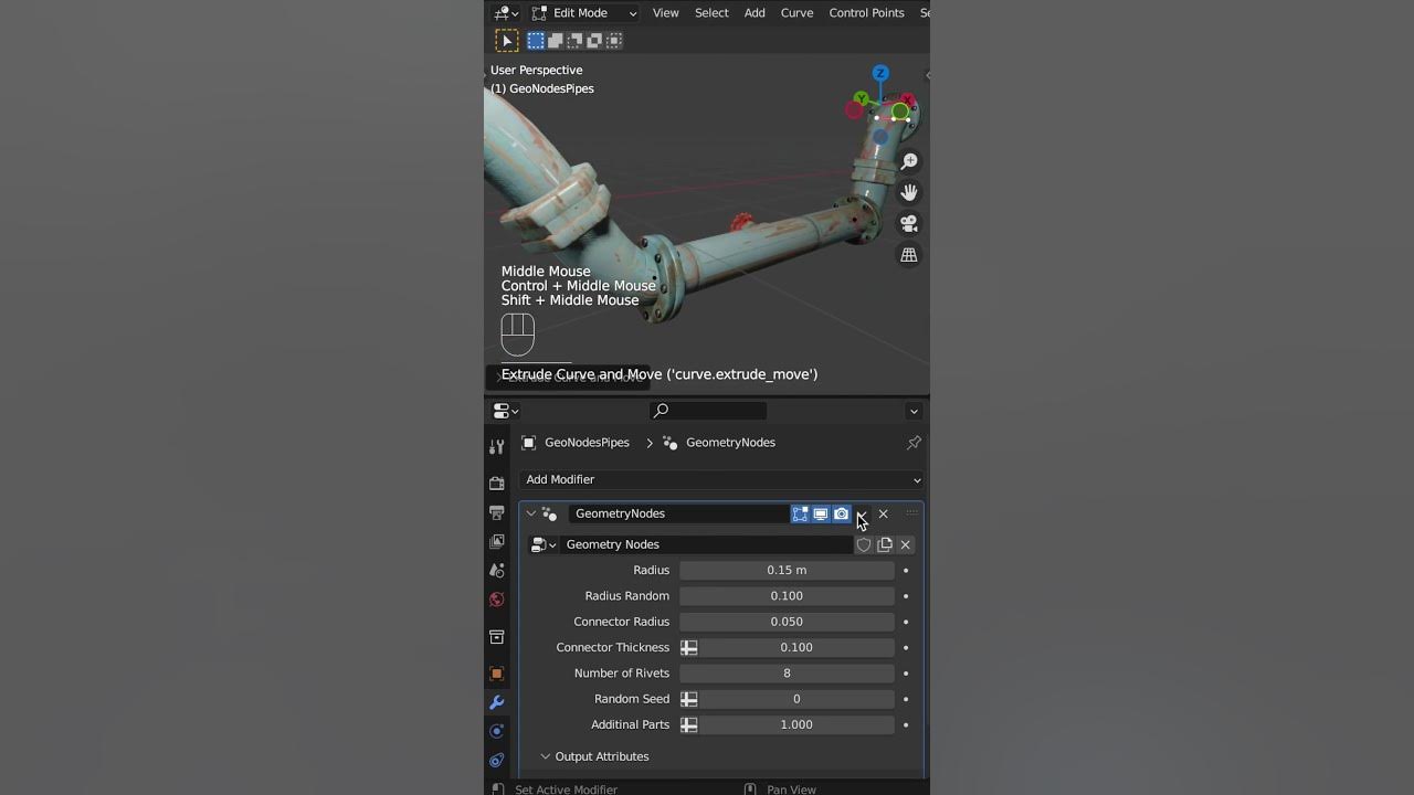 Blender Tips - Pipes Geometry Nodes - YouTube