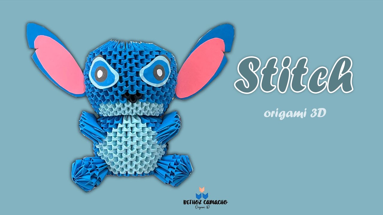 Tutorial de la Semana - Stich - Origami 3D - Bethoz Camacho - YouTube