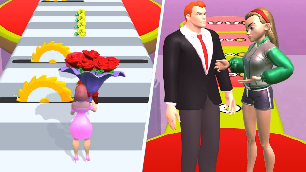 Wedding Rush 💐👰💐 All Levels Gameplay Trailer Android, iOS WR1GP1 - YouTube