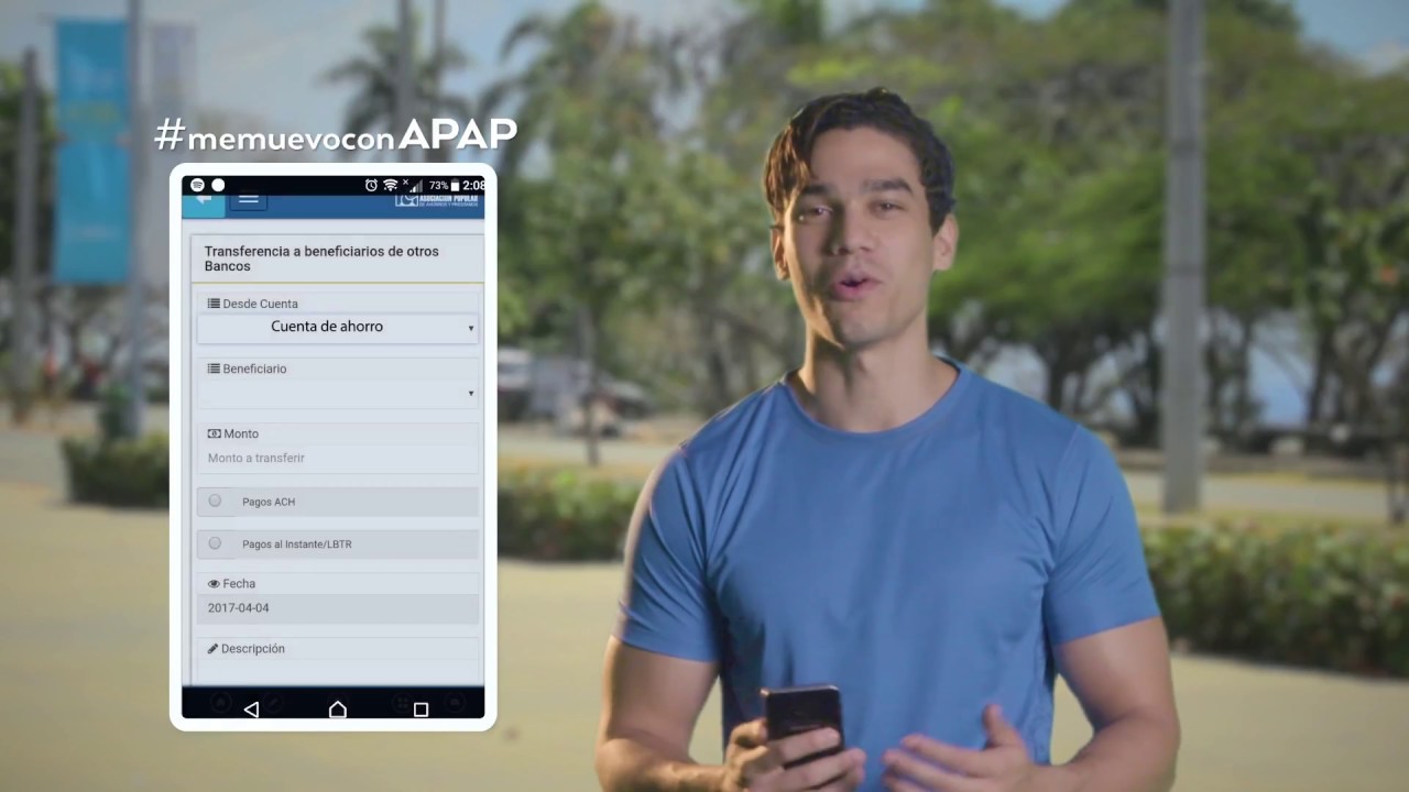 Transacciones a otros bancos con APAPPMóvil - YouTube