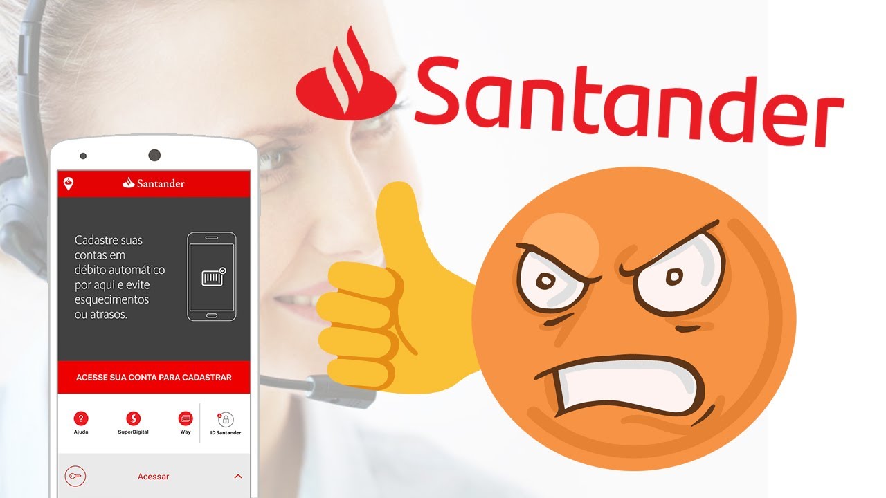 Como resolver o problema do aplicativo Santander - YouTube