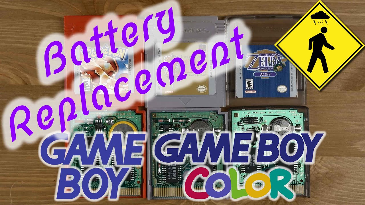 Game Boy/Game Boy Color Battery Replacement - YouTube