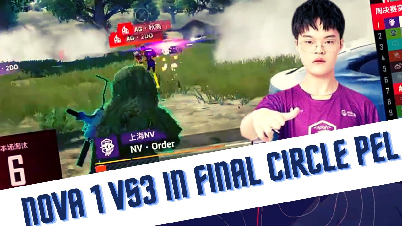 NV Order 1vs3 In Final Circle PEL | Nova Order PEL - YouTube