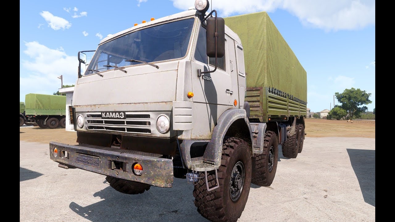 02 Kamaz 6350 8x8 ArmA 3 2019 Russian military truck - YouTube