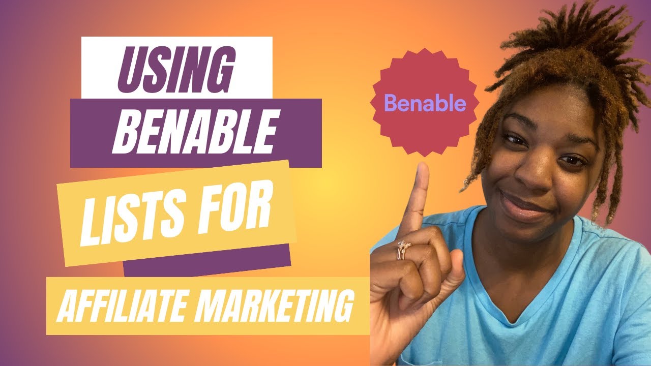 Using Benable Affiliate Marketing Platform - YouTube