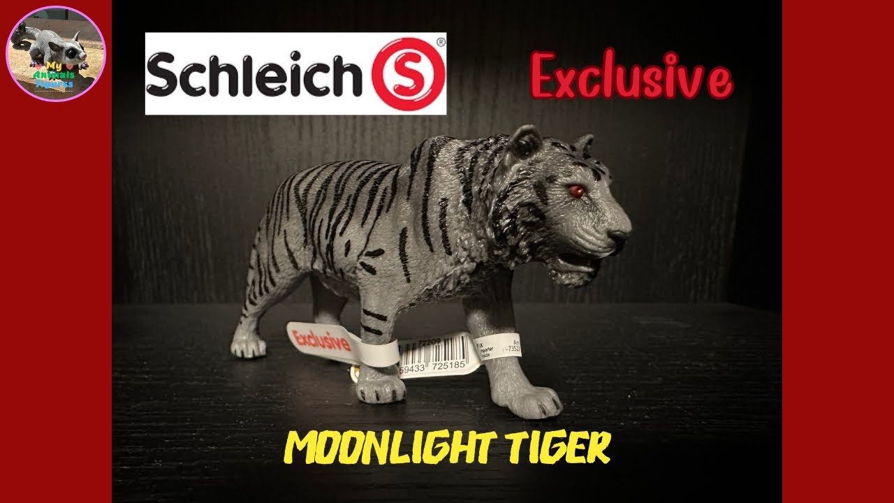 Schleich Exclusive Moonlight Tiger - YouTube