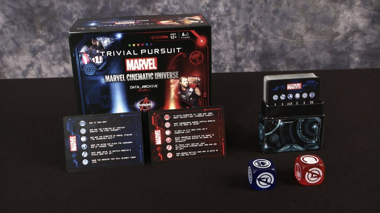 Trivial Pursuit Marvel Cinematic Universe from USAopoly - YouTube