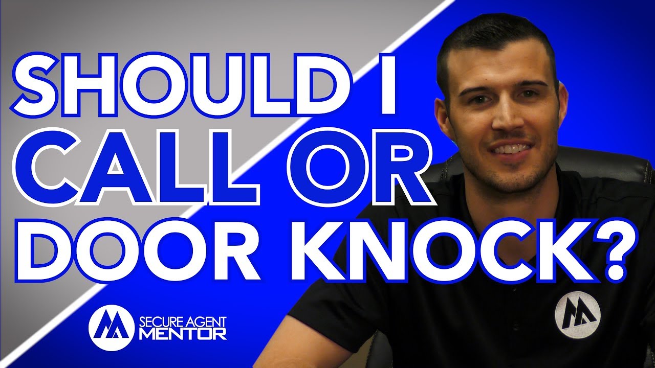 ️ Should I Call or Door Knock Insurance Leads? ⬅️ - YouTube