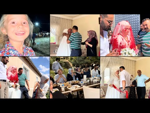 Gelin cıkartma | köy dügünü | baba evine veda | erzuruma yolculuk | cag kebabı | köy vlog