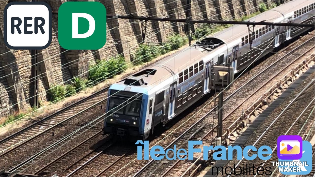[RER D] Passage d’un UM Z20500 IDFM - YouTube